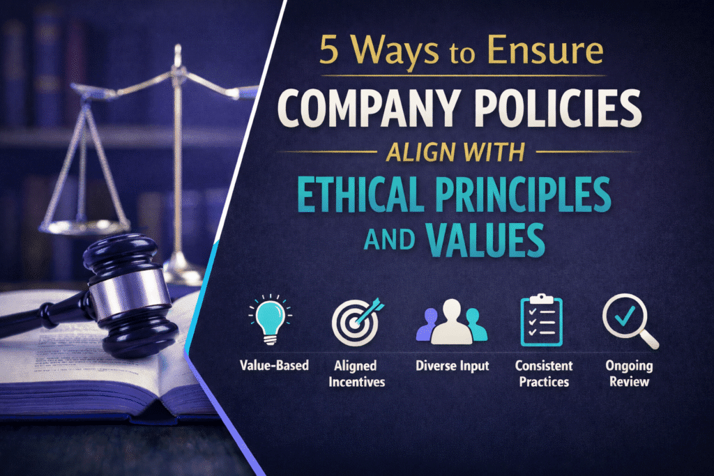5 Ways to Ensure that Company Policies Align with Ethical Principles ...